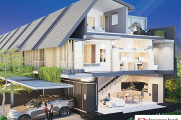 Attic House Z Living - Rumah 3 Lantai Attic & Sky Garden di Bekasi