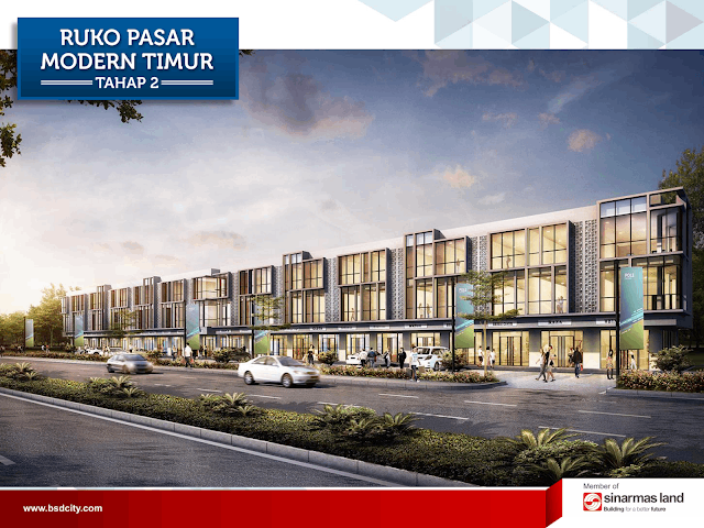 Ruko Pasar Modern Timur Tahap 2. Ruko Strategis Di BSD City, Harga ...