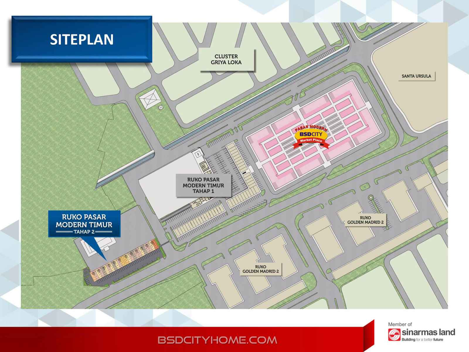 Ruko Pasar Modern Timur Tahap 2 Harga Mulai Dari Rp 3,2 M