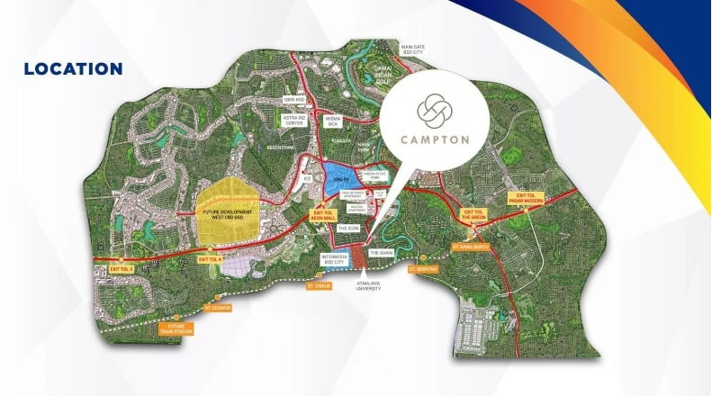 Ruko Campton BSD City - Ruko Terbaru BSD Harga Rp 1,7 M-an