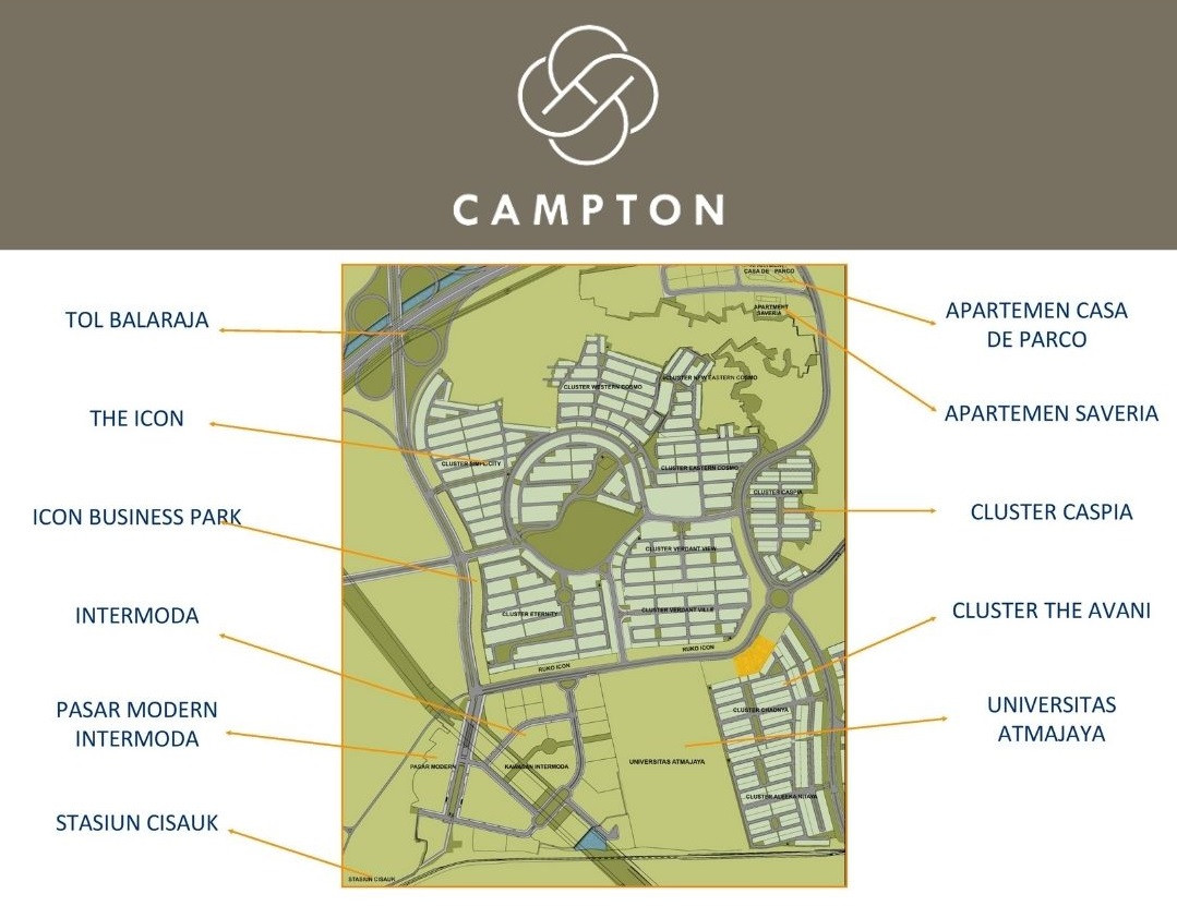 Ruko Campton BSD City - Ruko Terbaru BSD Harga Rp 1,7 M-an