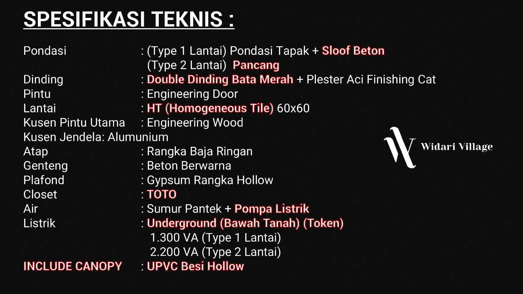 Widari Village - Rumah Modern Dengan Harga Terjangkau